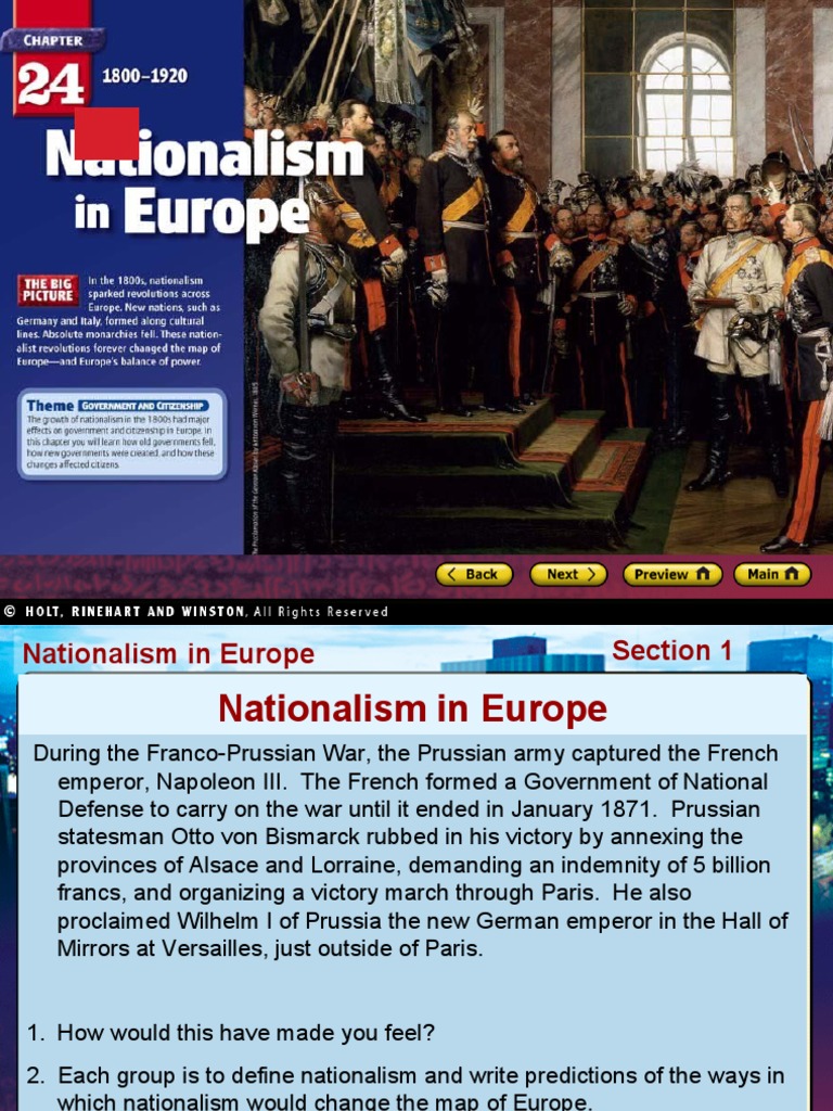 ch24 Sec1 | PDF | Italy | Nationalism