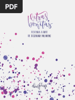 Apostila de Caligrafia para Lettering - LetteringByRebeca | PDF