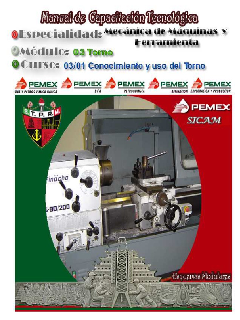 Capacitación en Uso del Torno Industrial | PDF | Herramientas | Perforar