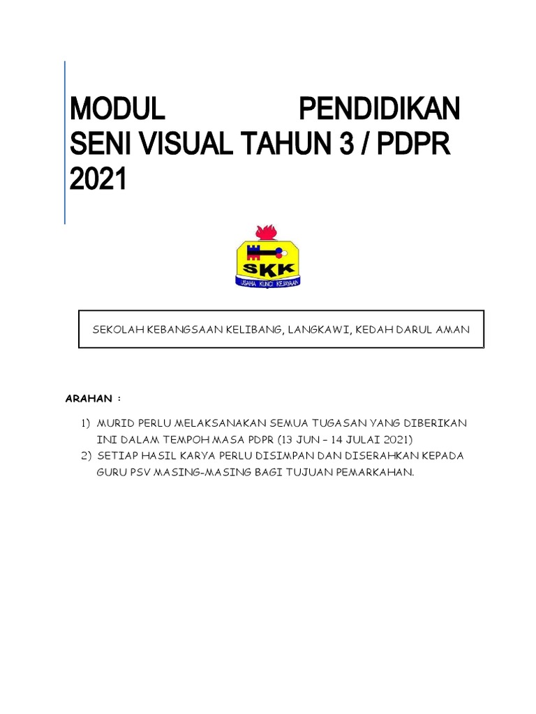 Modul PDPR PSV Tahun 3 | PDF