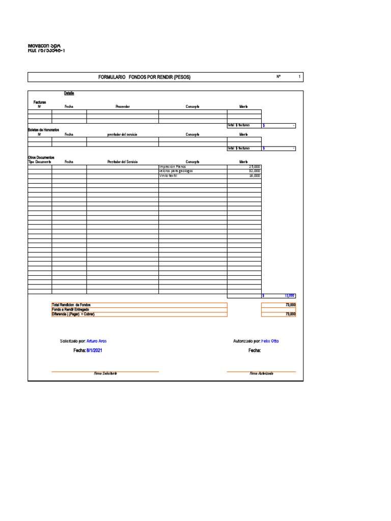 Formato (En Blanco) | PDF