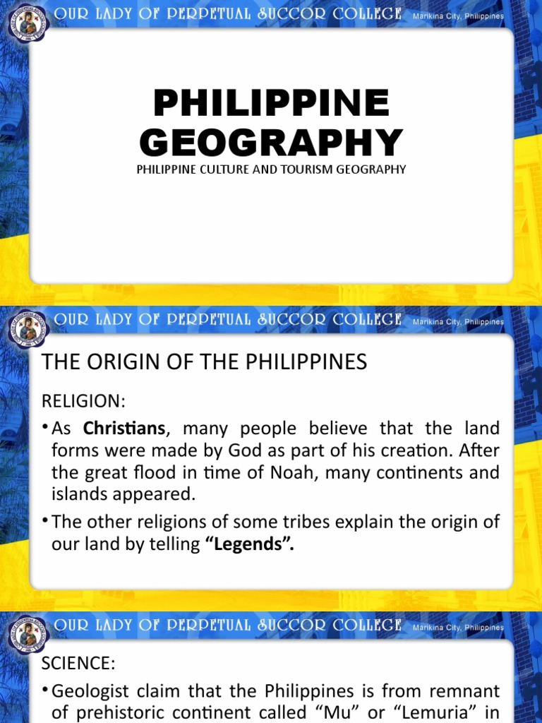 Philippine Geography and Cultural Tourism | PDF | Philippines | Luzon