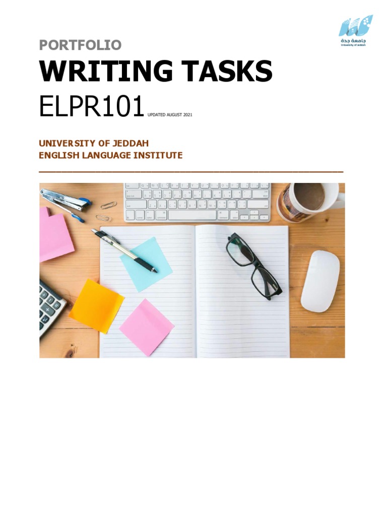 ELPR 101 - WT Booklet - 2021-2022 | PDF | Phrase | Punctuation