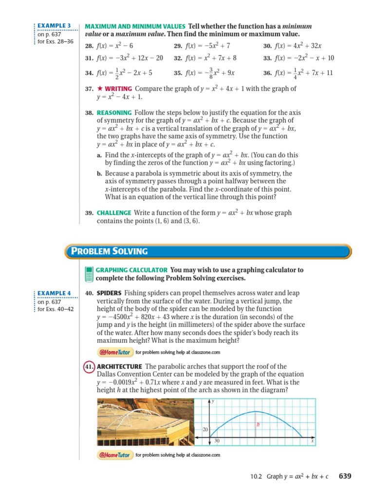 Value or A Maximum Value. Then Find The Minimum or Maximum Value | PDF ...