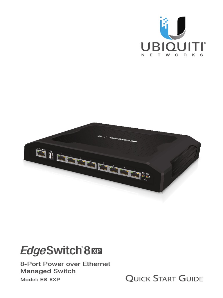 8-Port Power Over Ethernet Managed Switch: Model: ES-8XP | PDF ...