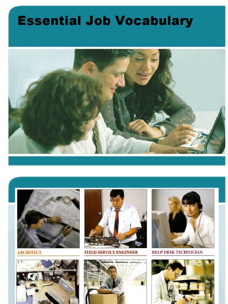 Essential Job Vocabulary Guide | PDF | Telecommuting | Employment