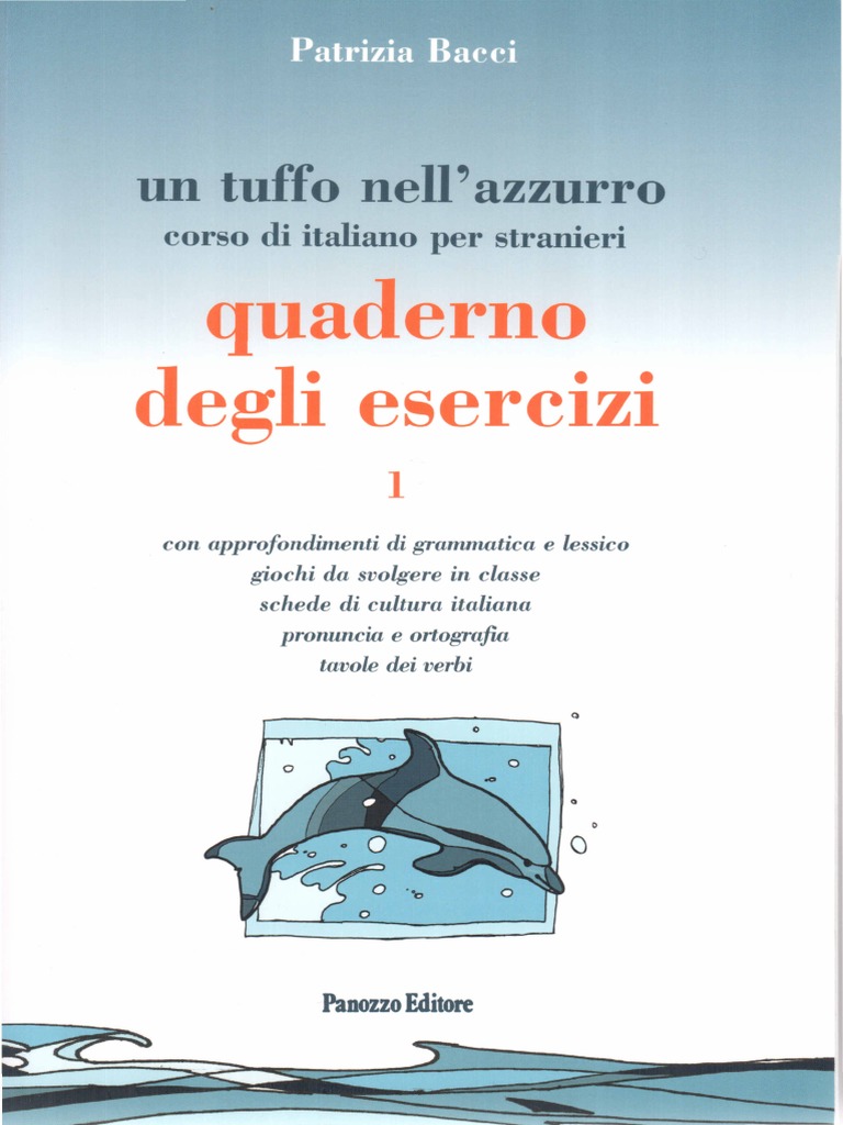 Un Tuffo Nell 39 Azzurro - Quaderno Degli Esercizi | PDF