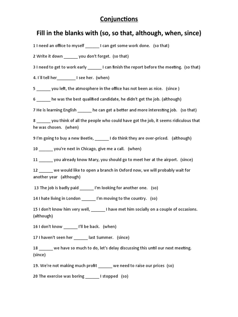 Understanding the Subtle Differences Between "So" and "So That | PDF ...