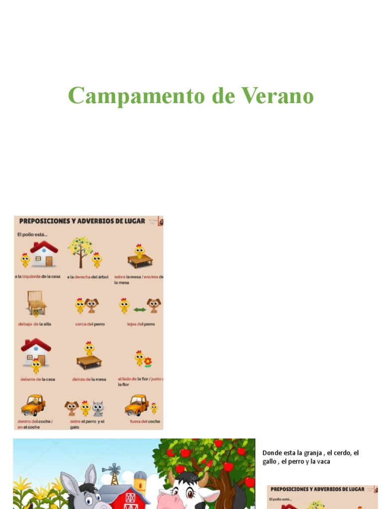 Unidad 7 Campamento de Verano | PDF