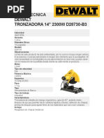 Ficha Tecnica Pulidora Dewalt DWE4120 | PDF | Hogar, jardinería y bricolaje