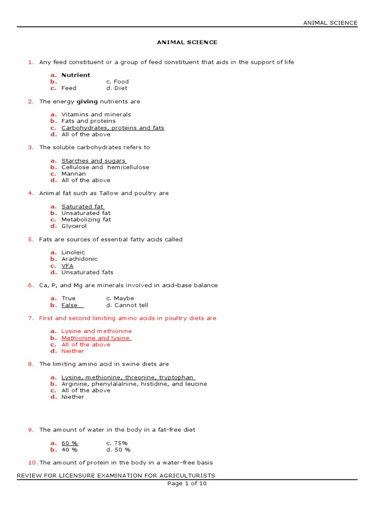 Animal Science | PDF | Digestion | Ruminant