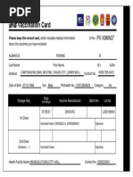 Vaccine Card 2 PH Template | PDF