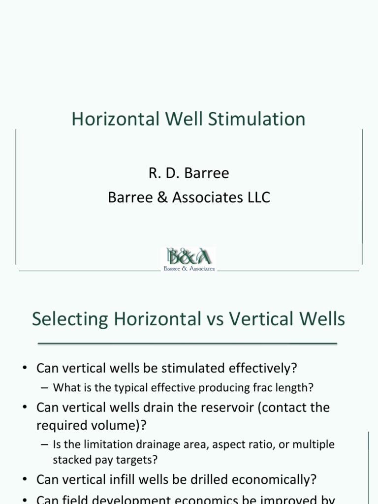 Horizontal Well Stimulation Guide | PDF | Stress (Mechanics) | Casing ...