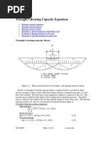 Meyerhof's Bearing Capacity Method | PDF | Solid Mechanics | Soil
