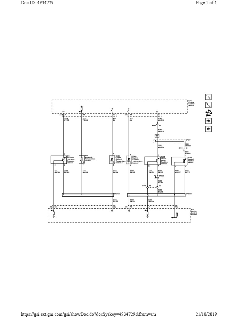 Engine Data Sensors - Pressure, Temperature, Clutch Pedal and Neutral ...