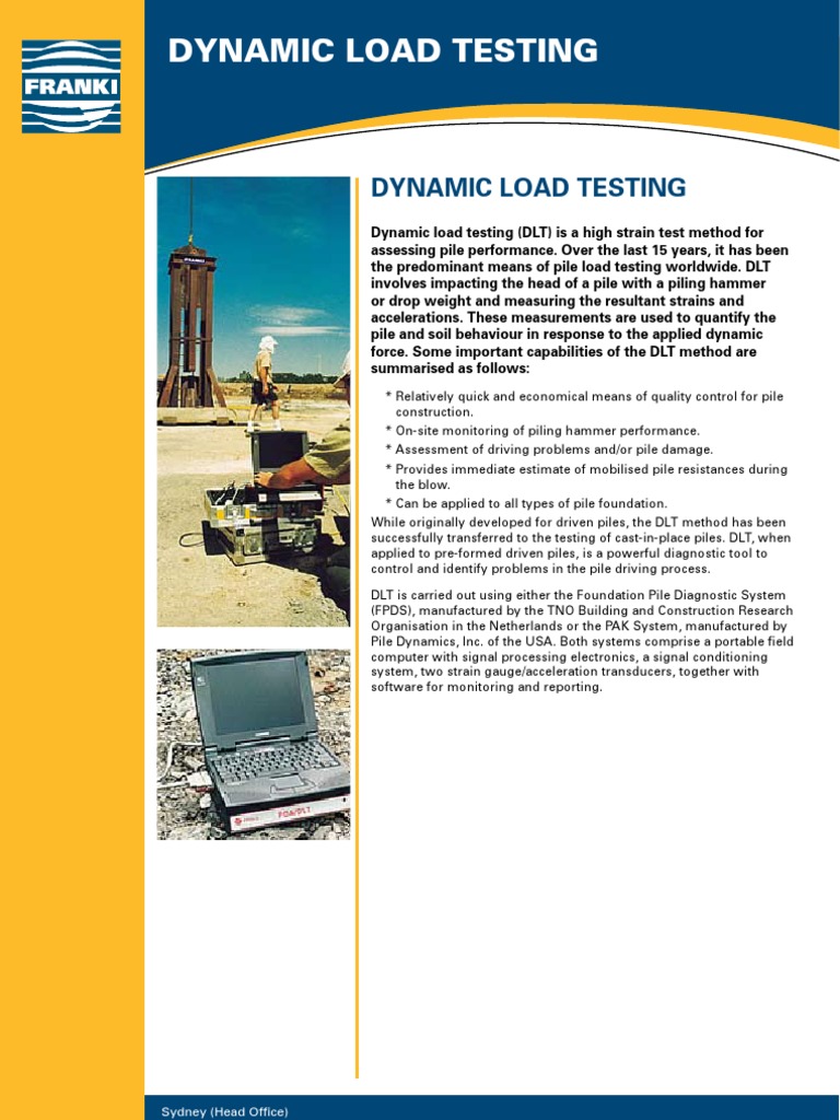 Dynamic_Load_Test | Deep Foundation | Structural Load
