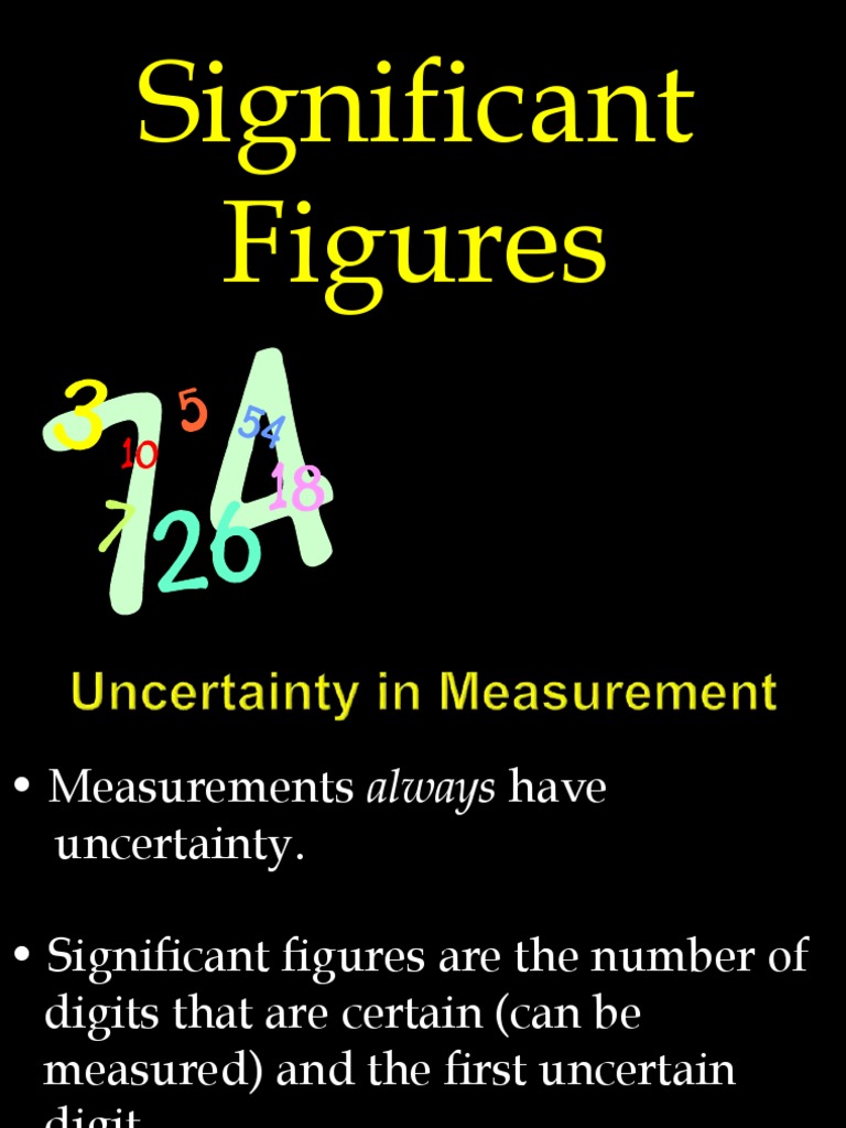Understanding Significant Figures Rules | PDF | Significant Figures ...