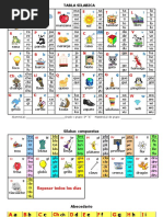 Tabla de Silabas para Aprender A Leer | PDF