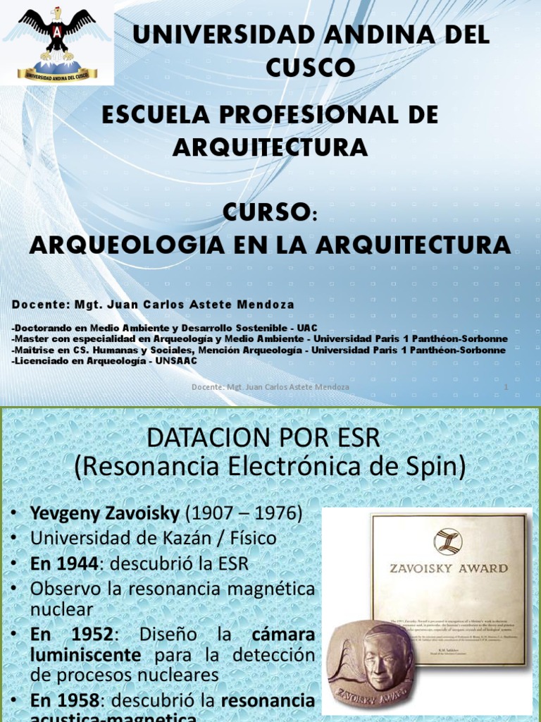 9 - Relojes Radiactivos - Resonancia Electronica de Spin | PDF | Química