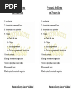 Programa Protocolar de La Fiesta de Promocion | PDF
