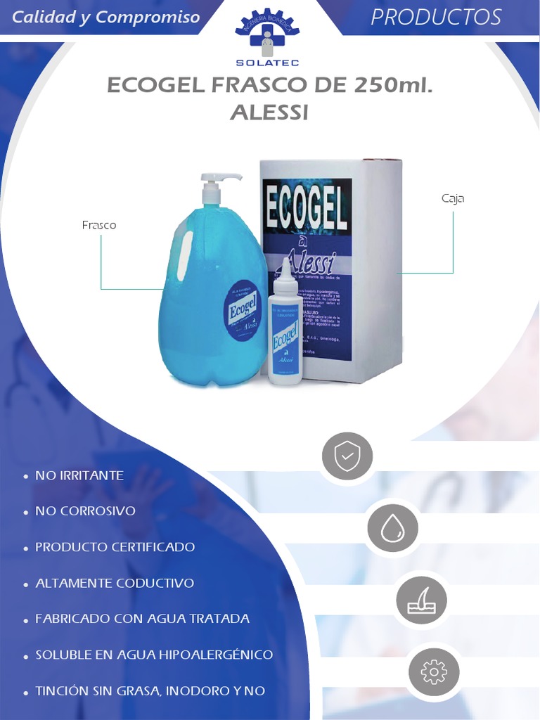 ECOGEL FRASCO DE 250ml. ALESSI | PDF