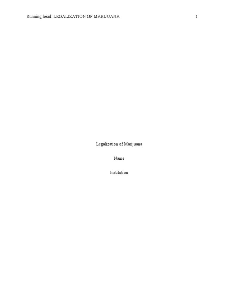 Marijuana Legalization Debate | PDF | Cannabis (Drug) | Drugs