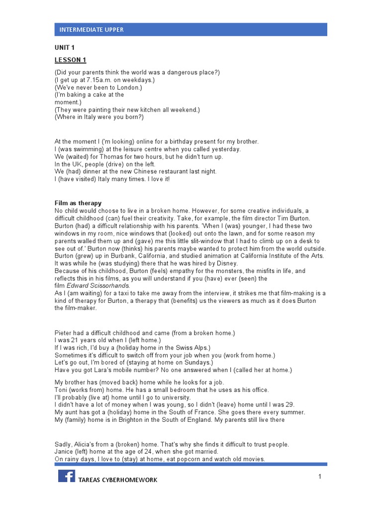 Intermediate English Lessons Overview | PDF | Toys