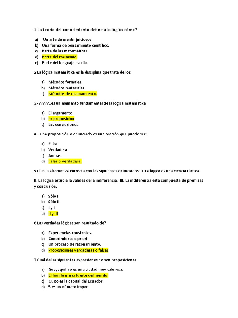 60 Preguntas de Mate | PDF | Conjunto (Matemáticas) | Proposición