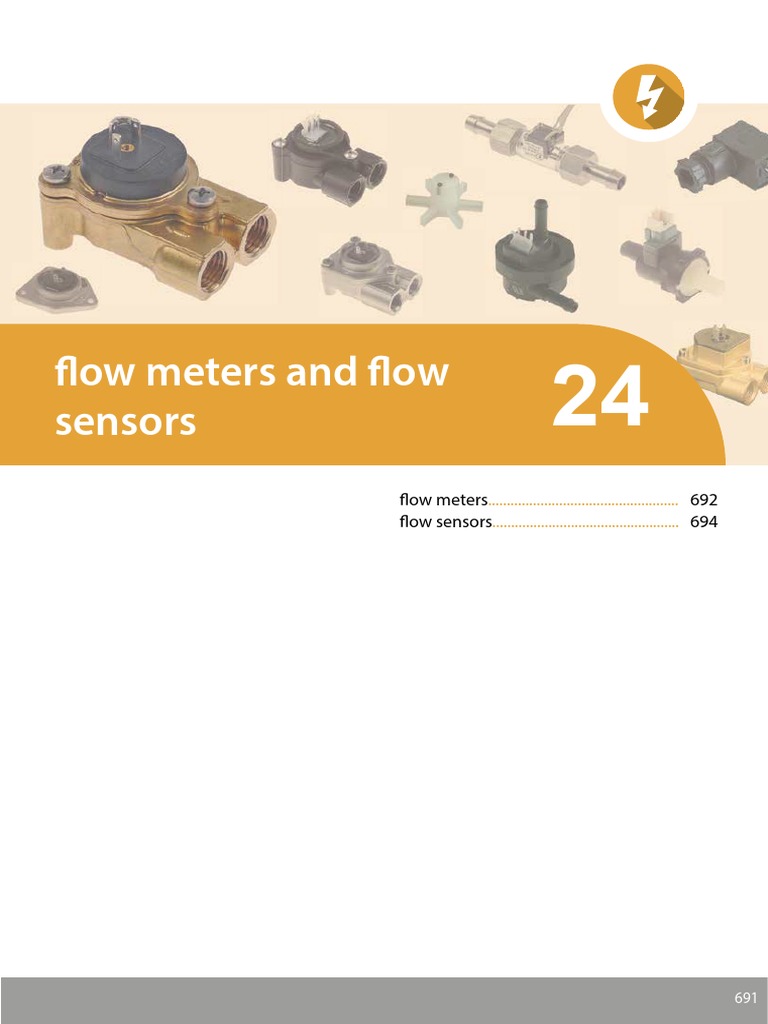 24 Flow Meters And Flow Sensors Pdf Chemical Engineering Fluid