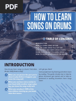 How To Read Drum Lesson Sheet Music | PDF | Drum Kit | Sheet Music
