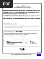 WSIB Direction of Authorization Form | PDF | Justice | Crime & Violence