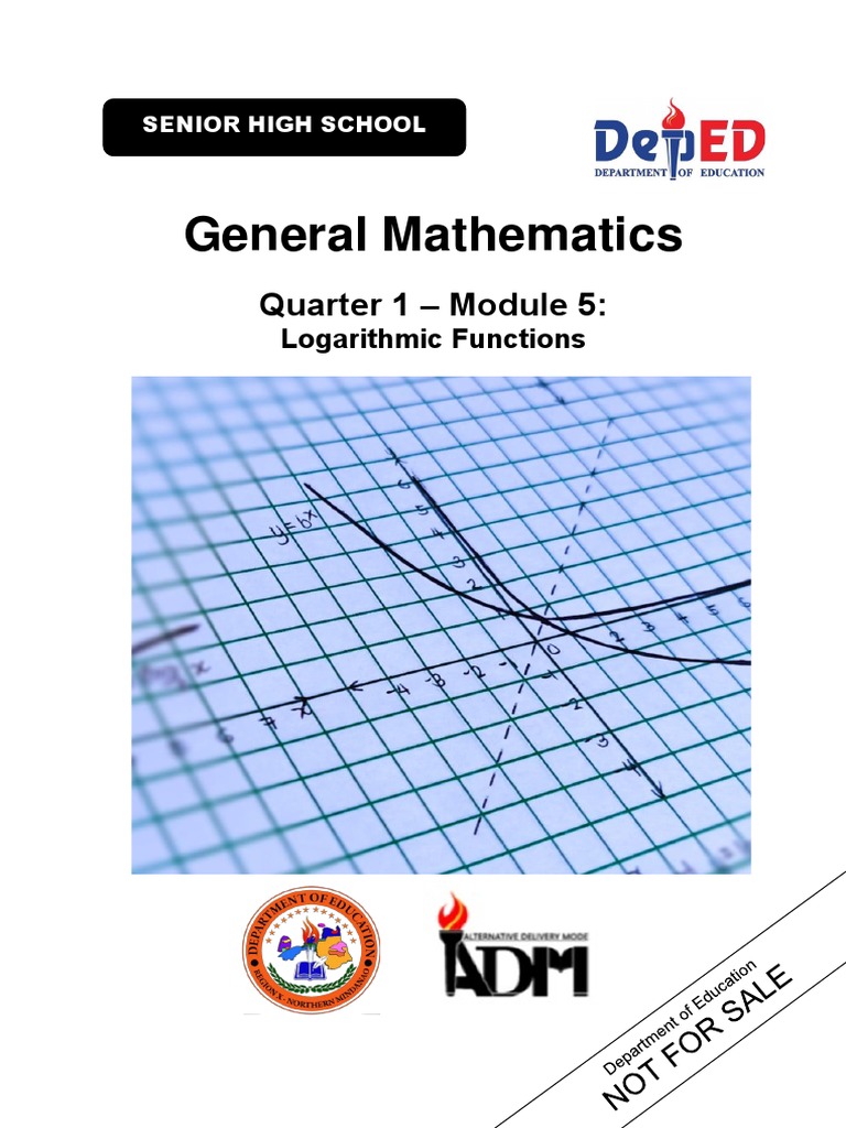 General Mathematics: Quarter 1 - Module 5 | PDF | Logarithm | Function (Mathematics)