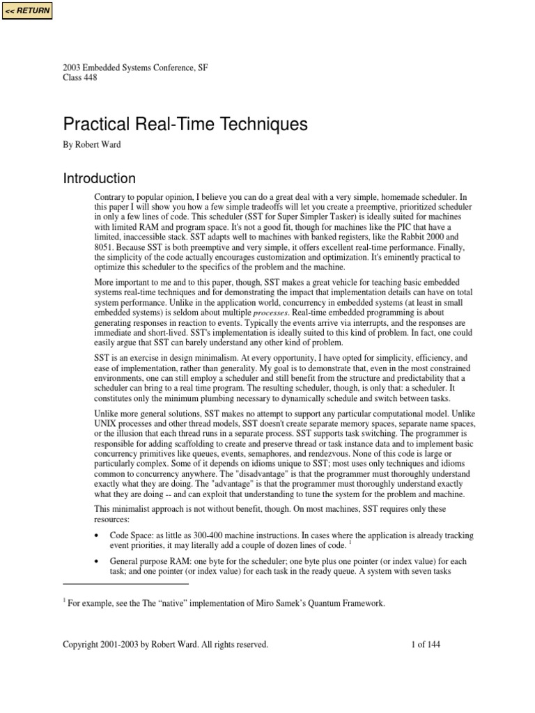 Super Simple Tasker | PDF | Scheduling (Computing) | Thread (Computing)