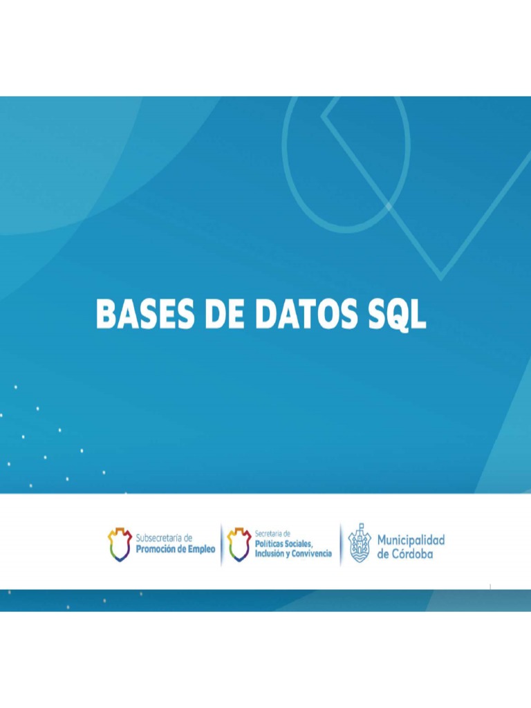 SQL Introduccion Parte 5 | PDF | SQL | Datos de computadora