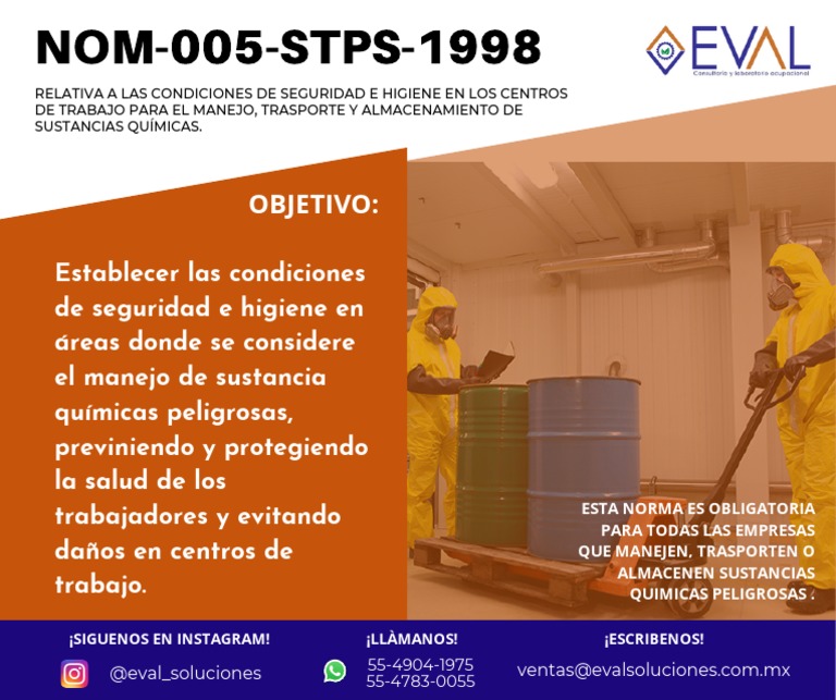 Nom 005 STPS 1998 | PDF