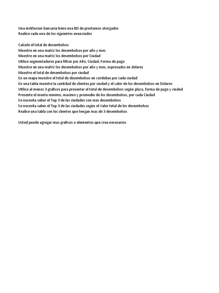 Prestamos Otorgados Excel Avanzado | PDF