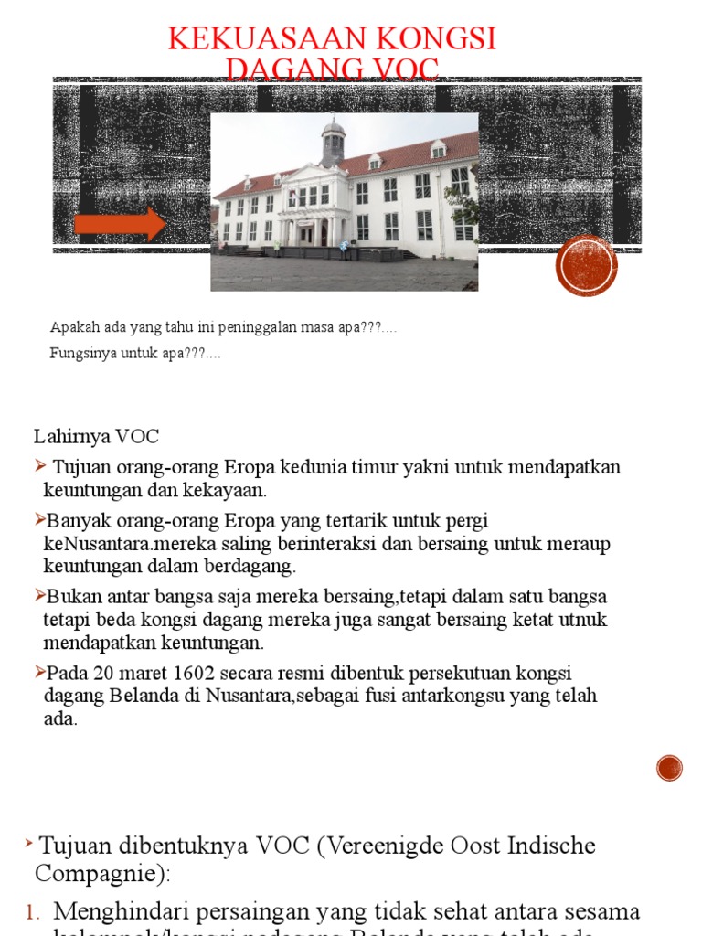 Kekuasaan Kongsi Dagang Voc: Apakah Ada Yang Tahu Ini Peninggalan Masa Apa???.... Fungsinya ...