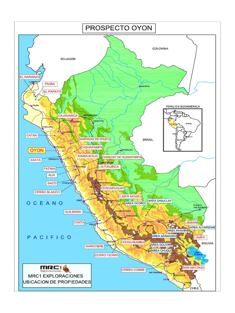 Reporte Mina Oyon | PDF | Prospección | Roca (geología)