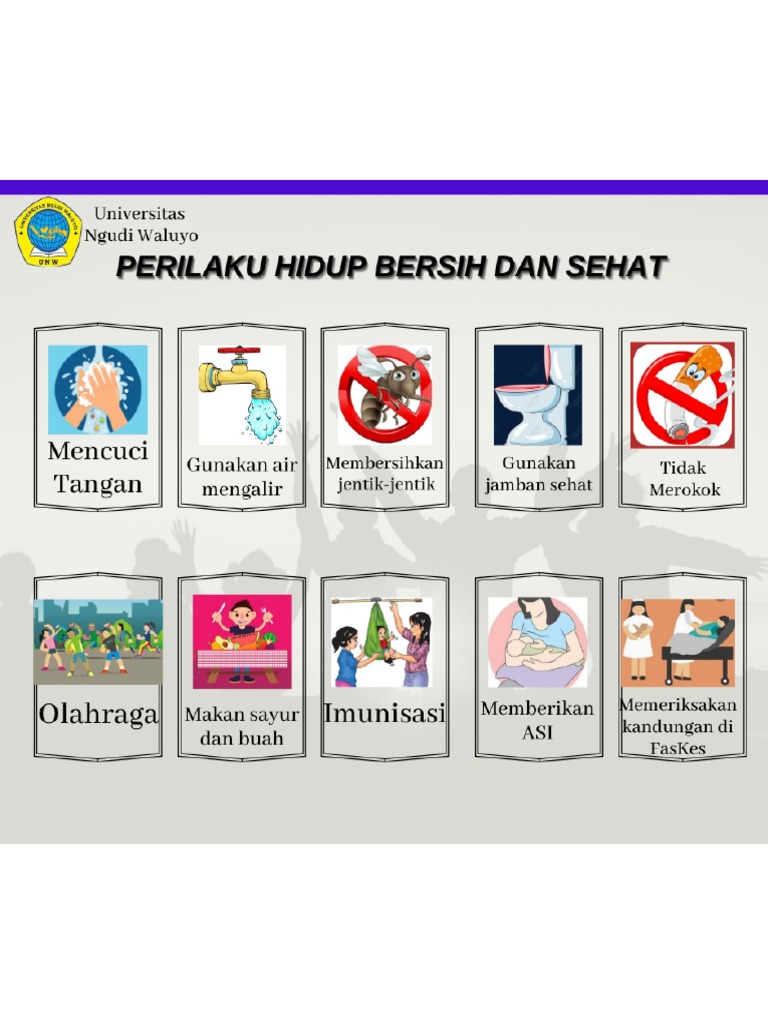 Flyer PHBS - HANI NUR LAILA.081191013 | PDF