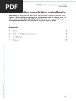 C1 Factor for Lateral Torsional Buckling | PDF | Buckling | Bending