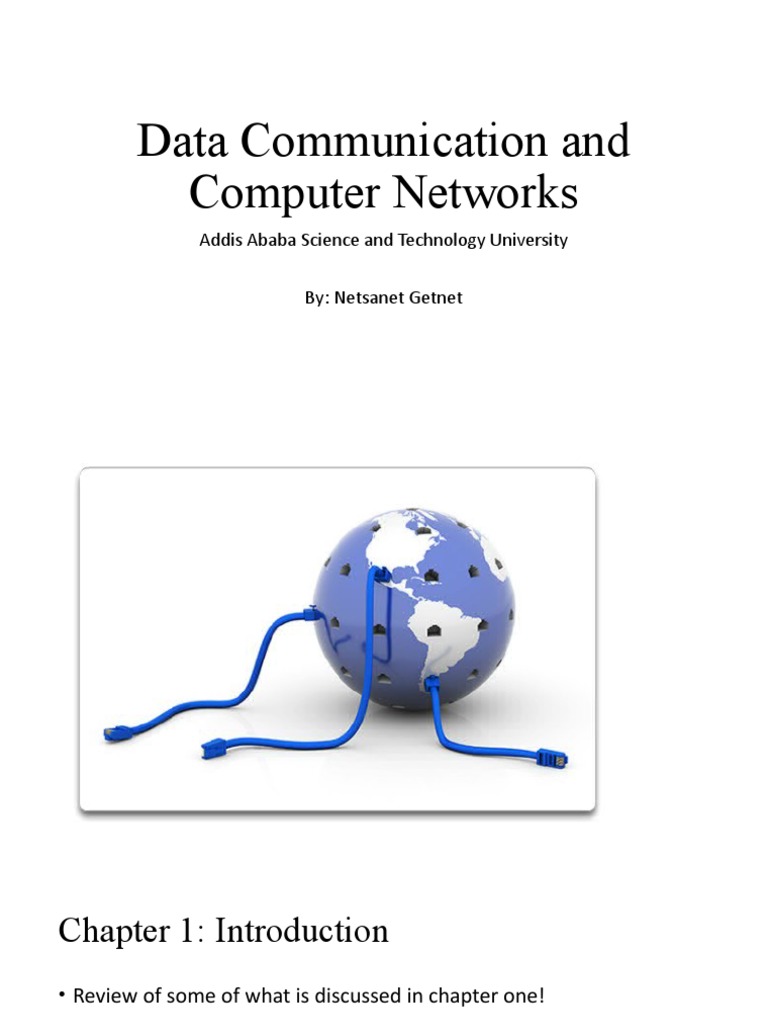 Data Communication and Computer Networks: Addis Ababa Science and ...