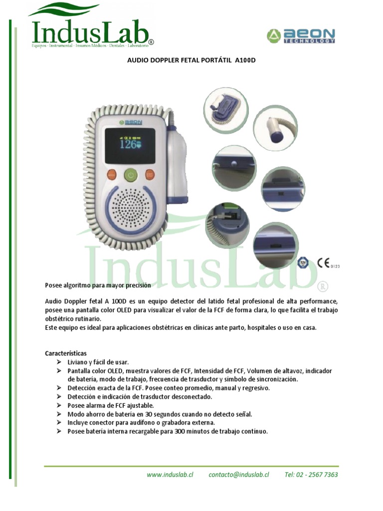 FT Doppler-fetal-a100d-AEON | PDF