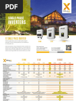 SolaX Datasheet For Inverters. | PDF | Alternating Current | Electrical ...