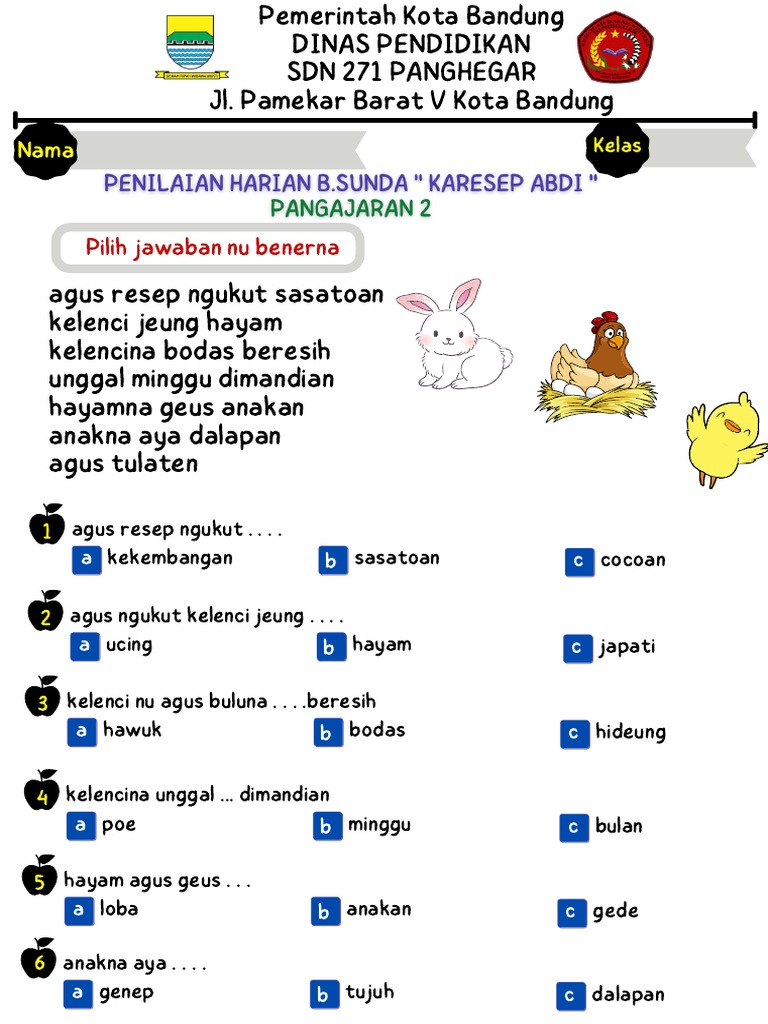 PH B.Sunda Pangajaran 2 | PDF