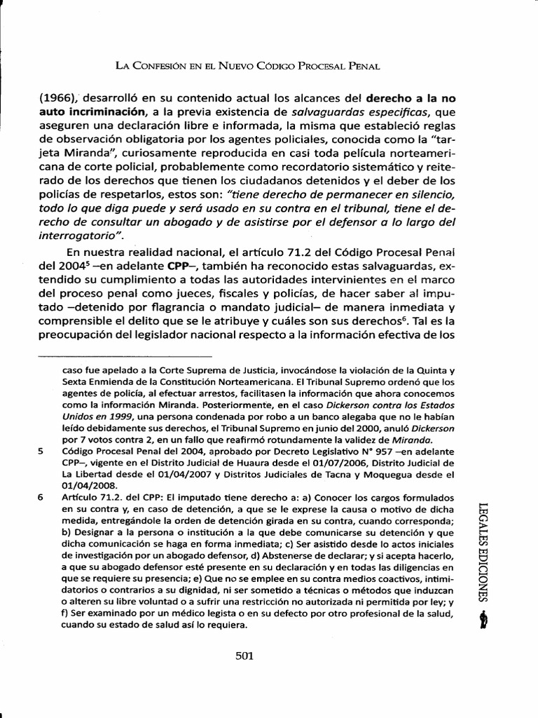 NCPP 501 - 600 | PDF | Policía | Derecho penal