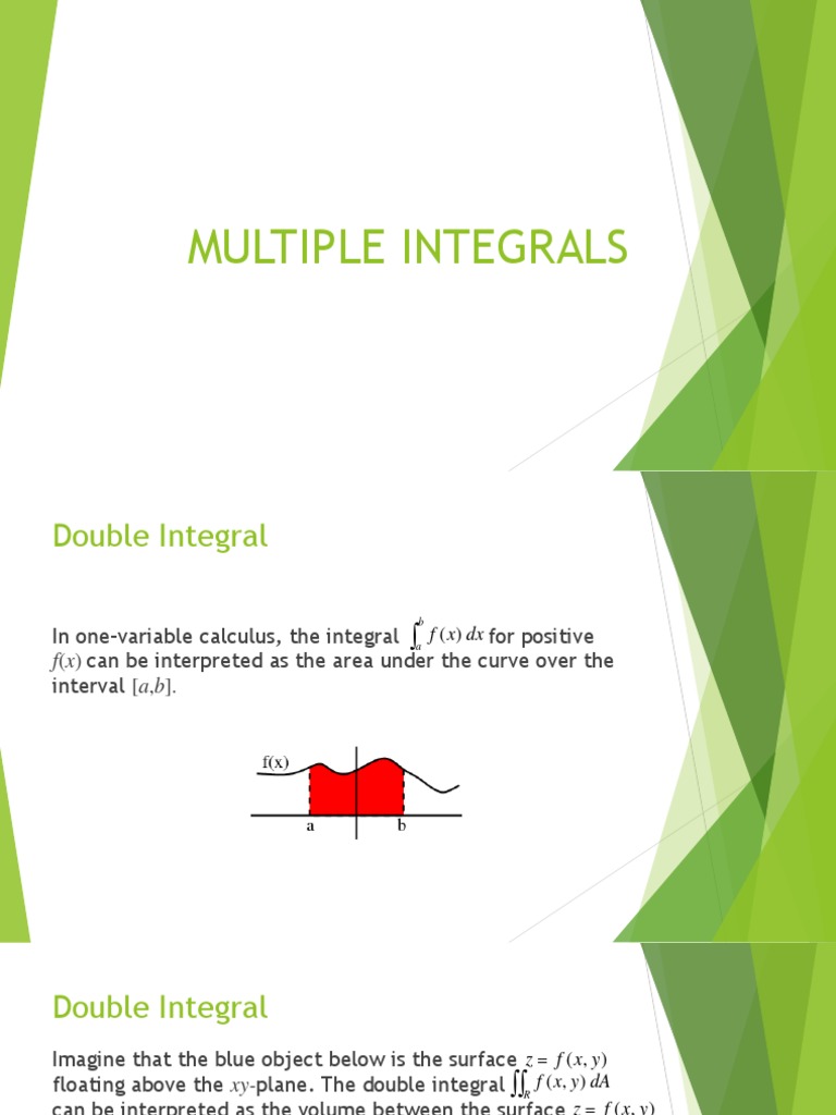Chap 2 1 Double Integral | Download Free PDF | Integral | Analysis