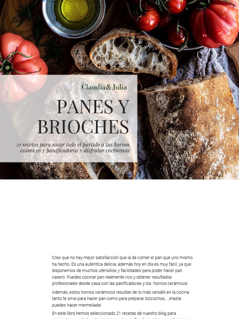 Libro de Panes | PDF | Panes | Levadura