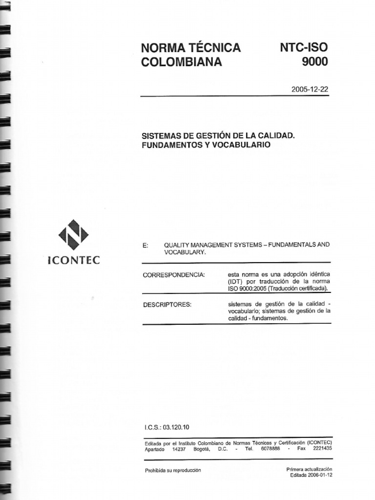 Norma Iso 9000 - 2005 | PDF