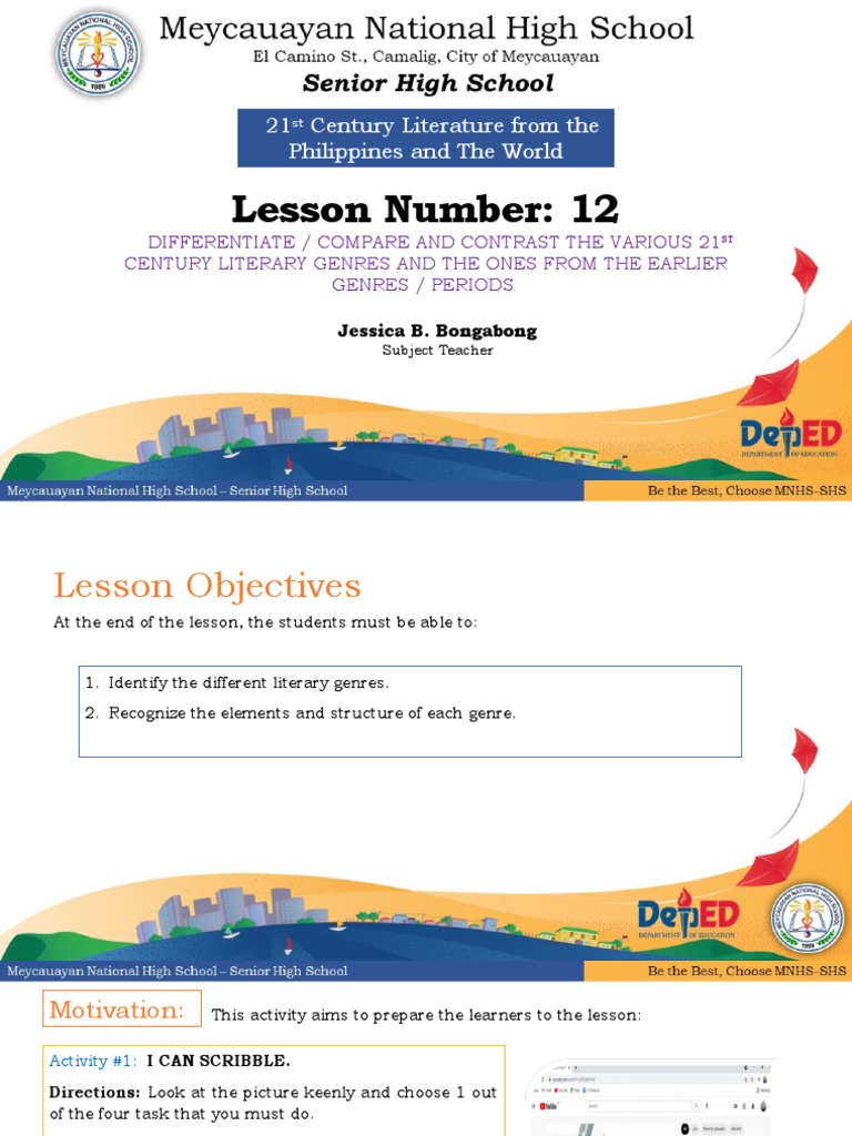 2ND QUARTER PPT MODULE 12 - 21st Century | PDF | Genre | Communication