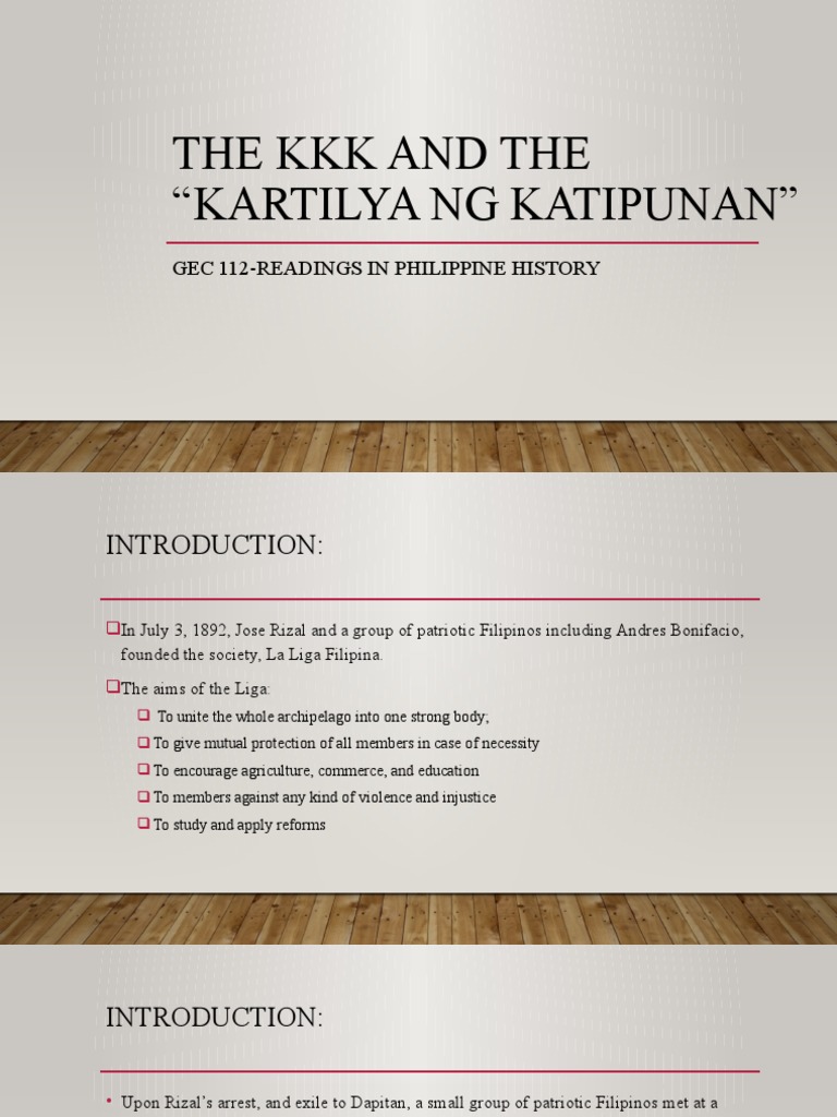 KKK and The Kartilya NG Katipunan | Download Free PDF | Philippines